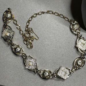 Emmons | Jewelry | Emmons Irradescent Acrylic Gold Tone 8 Vintage ...